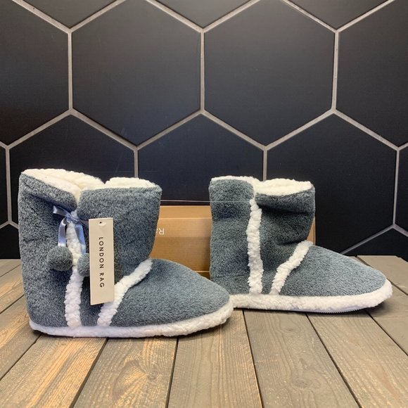 London Rag | Shoes | New W Box Womens London Rag Grey Cushion Winter ...